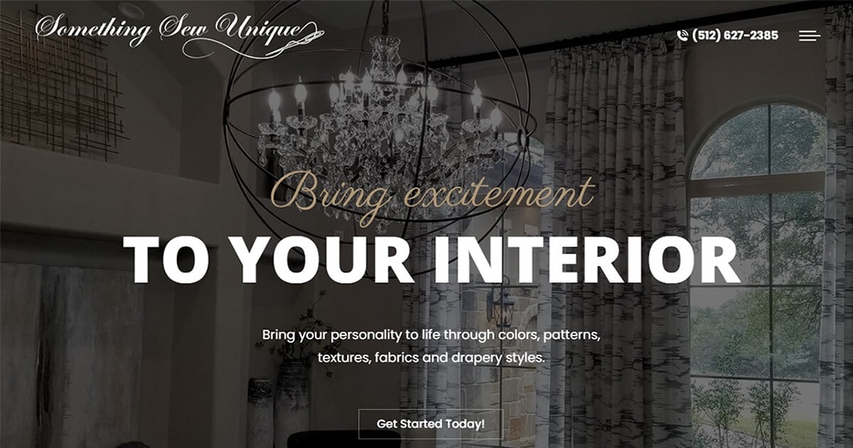 Seamstress Website Design | Andrea Garza